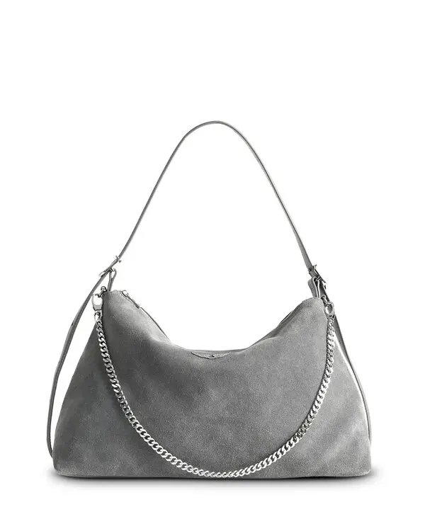 Zadig&Voltaire Jim Suede Shoulder Bag - Road