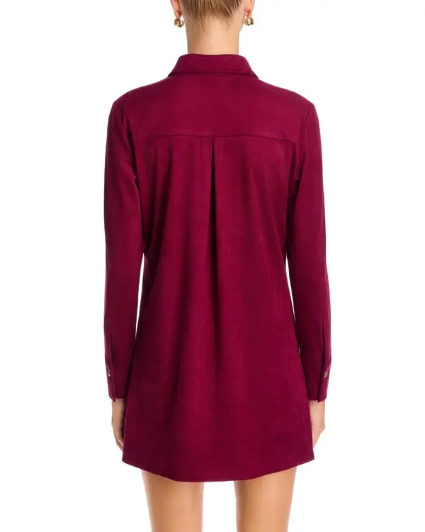 Ramy Brook Maria Collared Button Front Shirt Dress