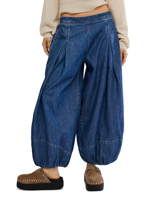 Free People Moonflower Cotton Balloon Leg Jeans