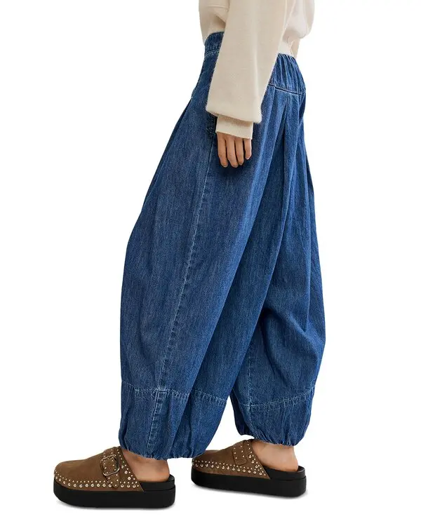 Free People Moonflower Cotton Balloon Leg Jeans