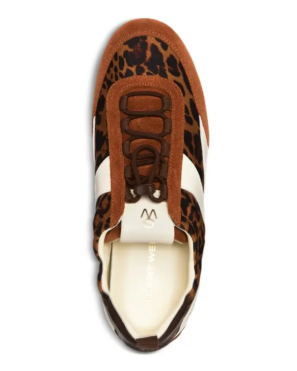 STUART WEITZMAN Vander Ballet Leopard Sneakers