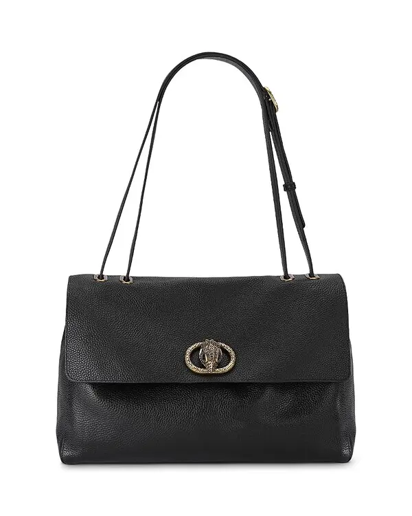 Kurt Geiger Chelsea Slouch Large Leather Shoulder Bag - Black