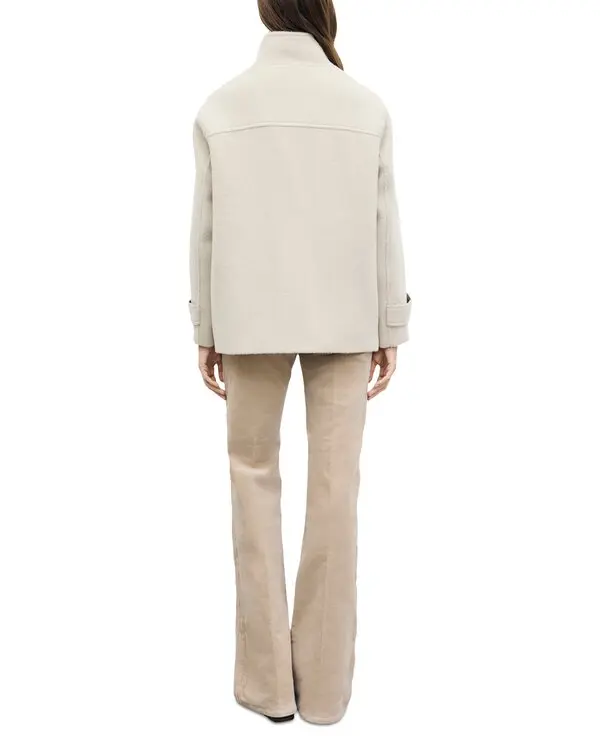Gerard Darel Alay High Collar Flap Pocket Coat