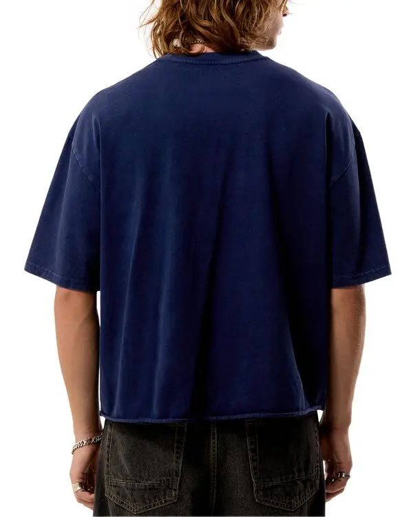 PACSUN Time Waits Cotton Crewneck Graphic T-shirt