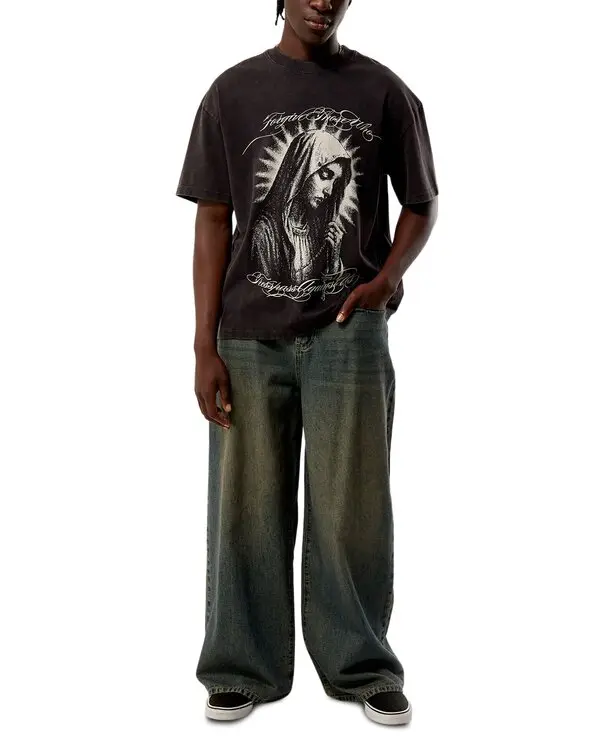 PACSUN Trespass Cotton Crewneck Graphic T-shirt
