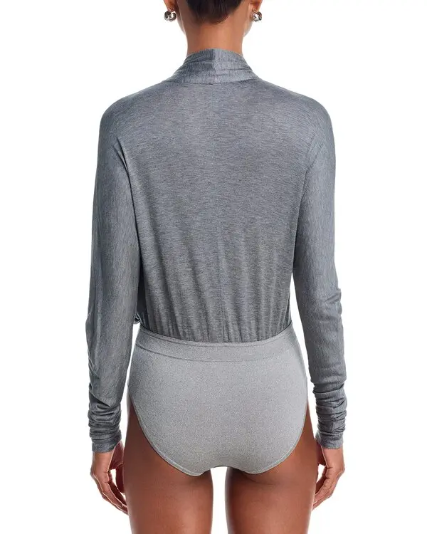 Co Gathered Long Sleeve Bodysuit