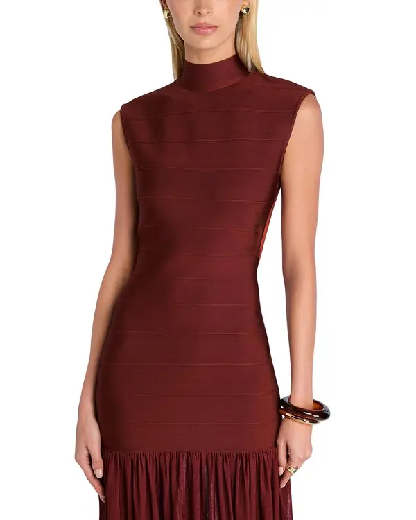 Retrofete Zosima Bandage Maxi Dress