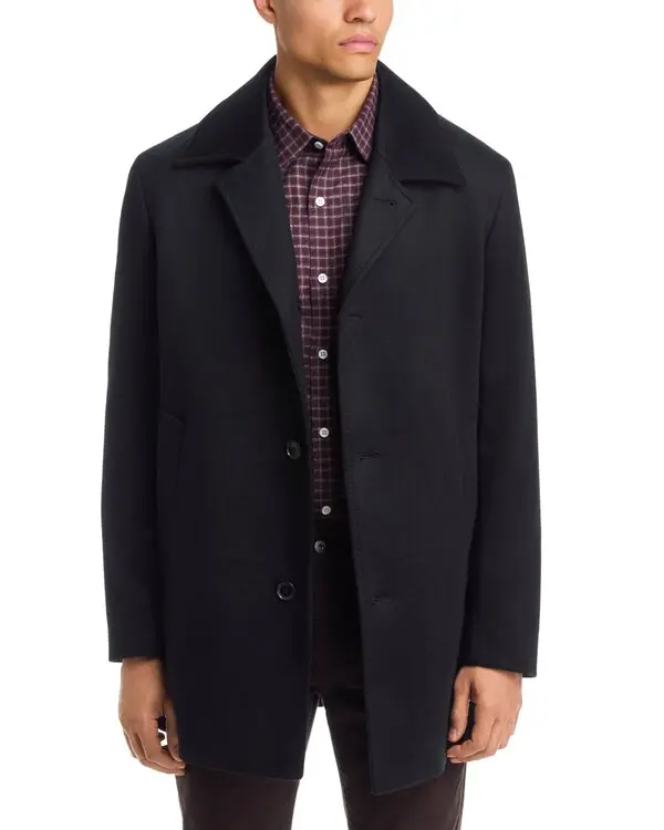 BOSS Clark Wool & Cashmere 3-in-1 Carcoat With Removable Vest