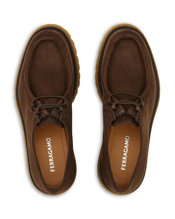 FERRAGAMO Chunky Lace Up Loafers