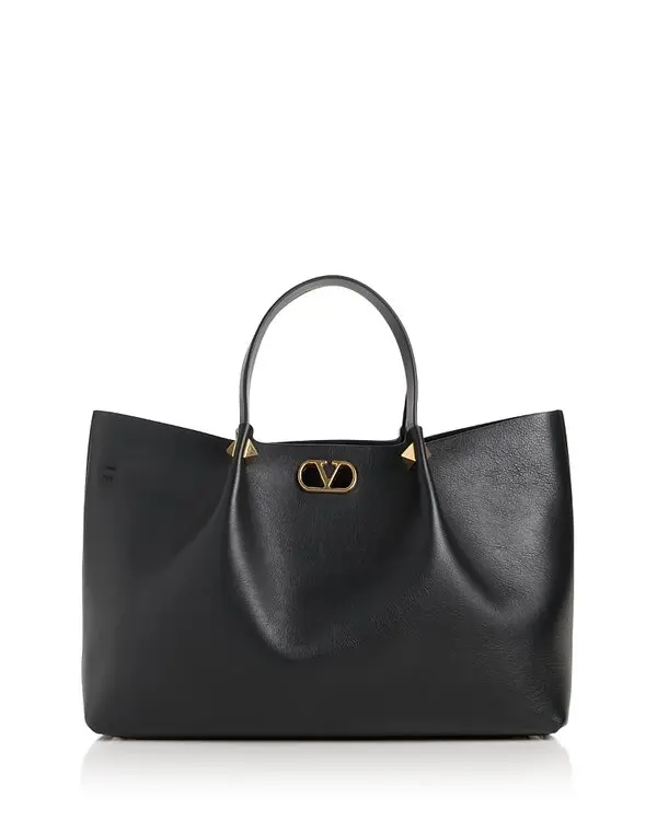 Valentino Garavani Vlogo Large Soft Leather Tote