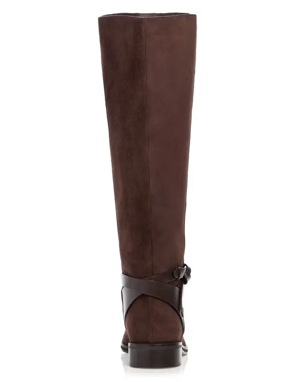 JIMMY CHOO Lawton Tall Boots - Chocolate