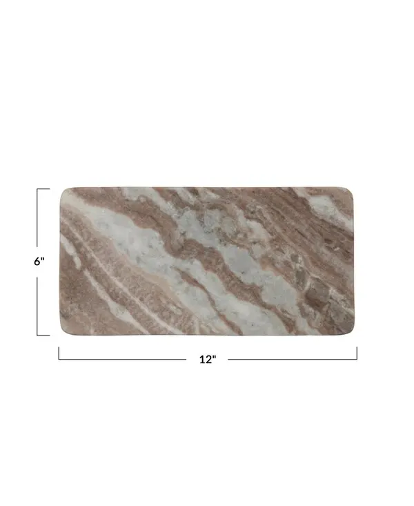 OLIVE GROVE Marble Food Serving Tray