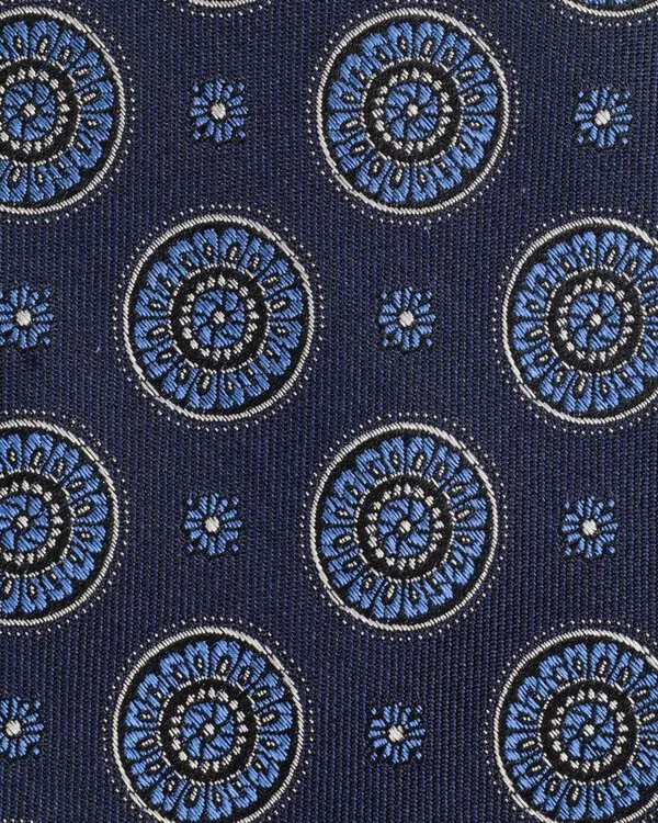 Bloomingdale'S Silk Classic Floral Medallion Tie Exclusive - Navy