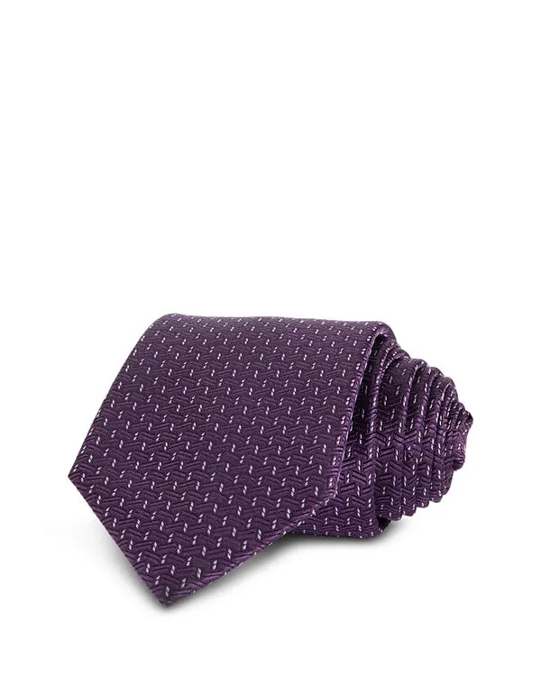 Bloomingdale'S Silk Classic Weave Tie Exclusive - Purple