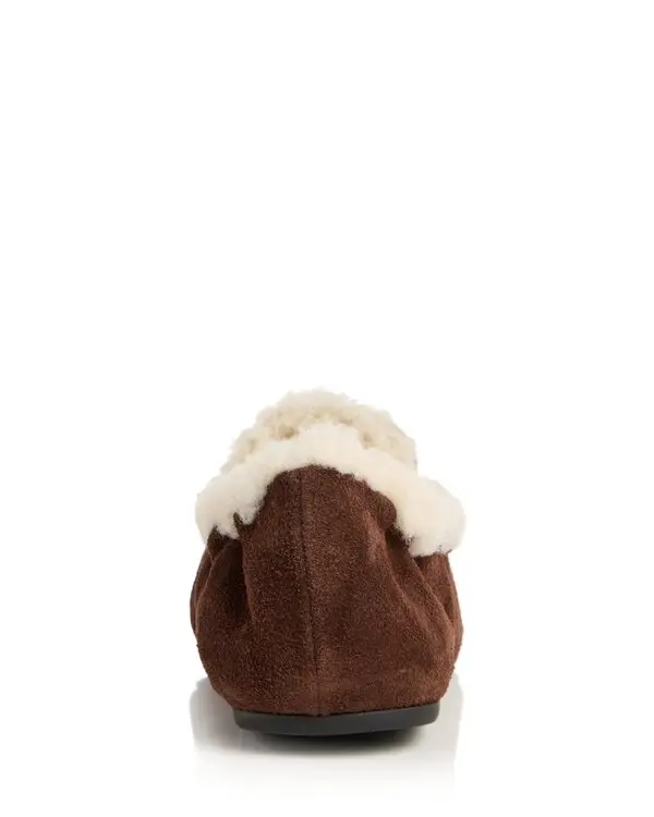 Miu Miu Shearling Penny Loafers