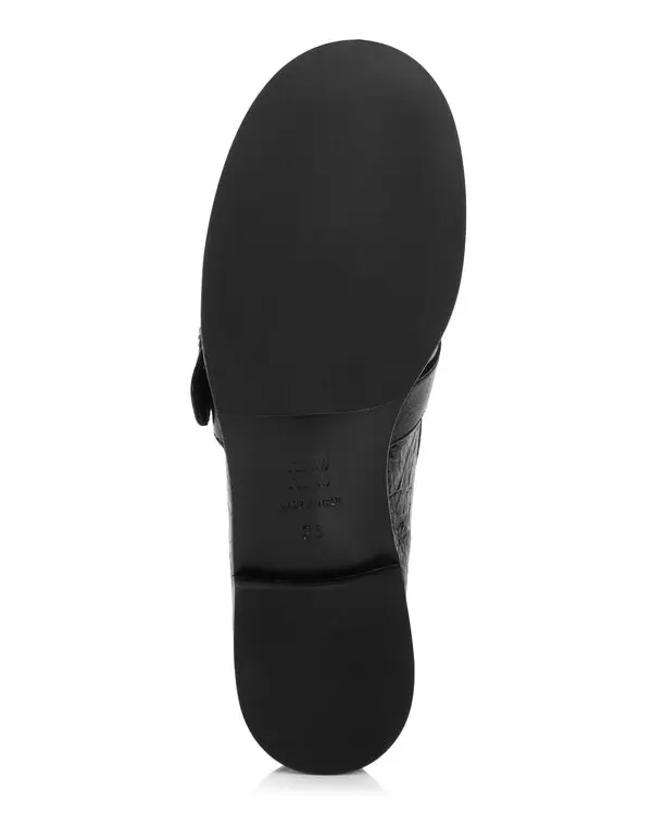 Miu Miu Logo Mocassin Loafers