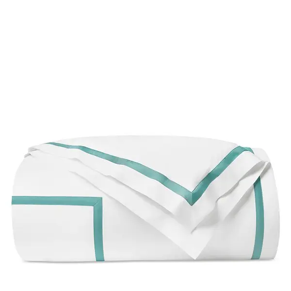 SFERRA Estate Duvet Cover, Full/queen - White/aqua