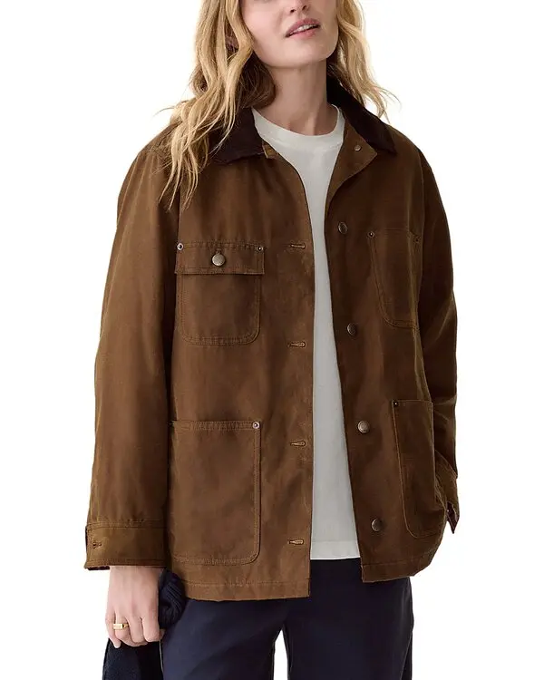 Marine Layer Riley Cotton Barn Jacket - Bronze