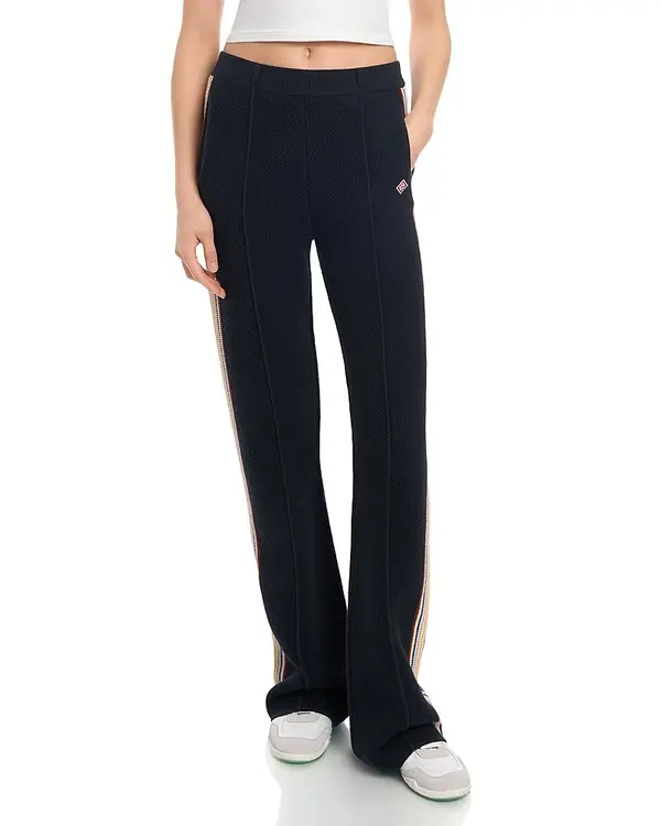Casablanca Cafe Stripe Knit Track Pants