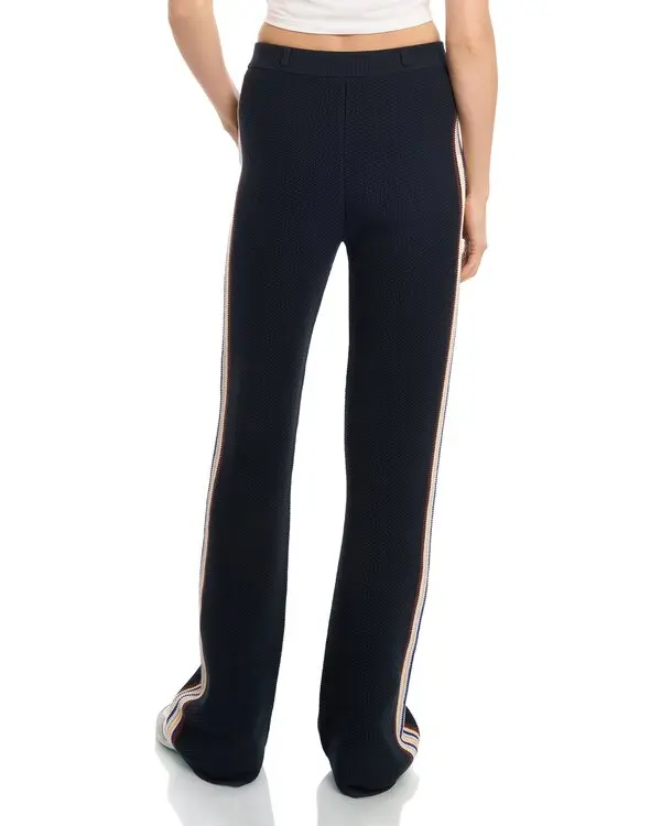 Casablanca Cafe Stripe Knit Track Pants
