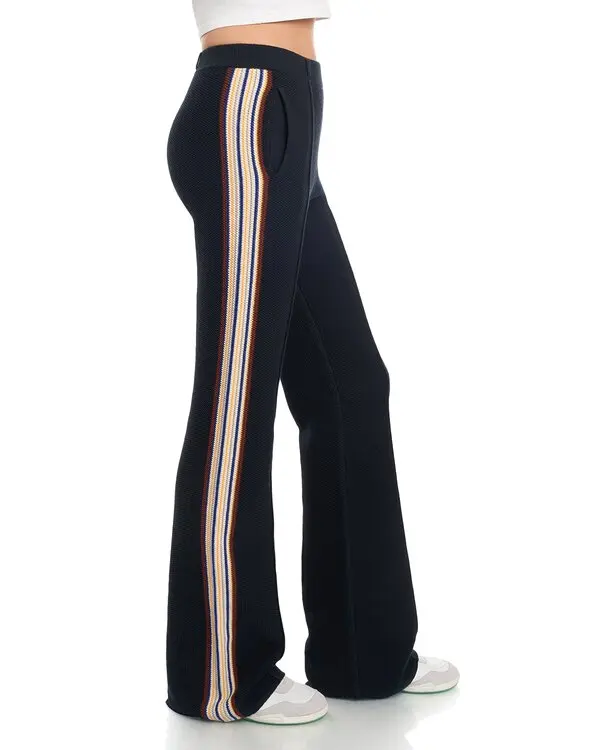 Casablanca Cafe Stripe Knit Track Pants