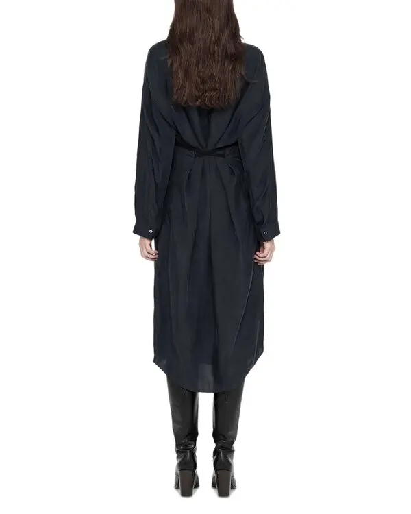 ALLSAINTS Yurra Tie Waist Shirt Dress