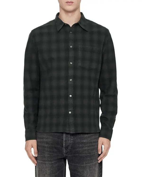 ALLSAINTS Bower Cotton Relaxed Check Shirt