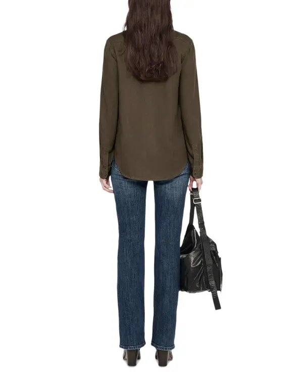ALLSAINTS Tess Long Sleeve Military Shirt