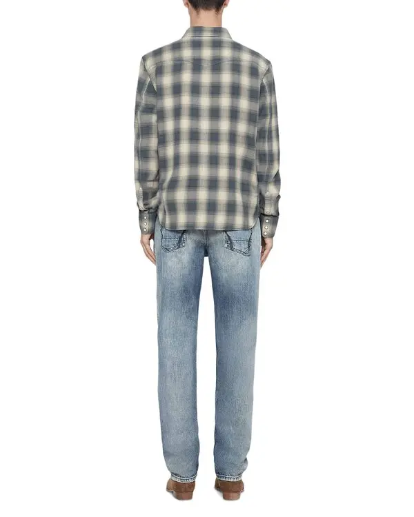 ALLSAINTS Brook Cotton Plaid Pocket Shirt