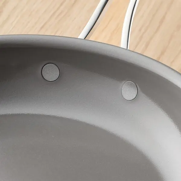 ANOLON Everlast Stainless Steel Ceramic Nonstick Skillet, 8.5