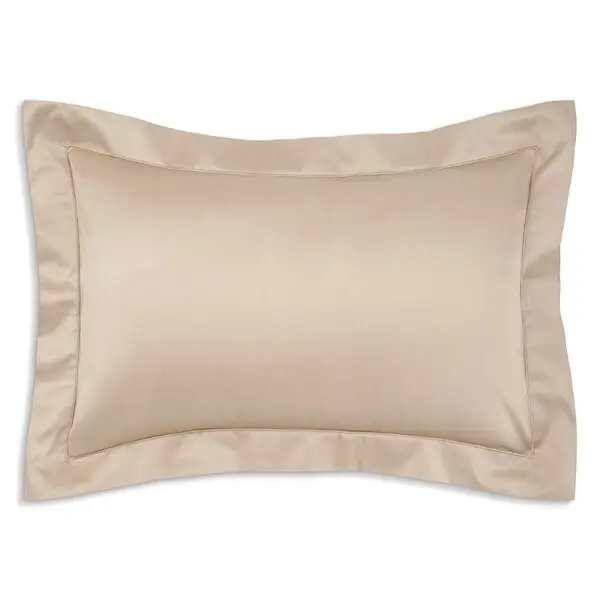 CELSO DE LEMOS Bourdon Sateen Sham Set, King - Powder