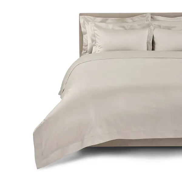 CELSO DE LEMOS Bourdon Duvet Cover, Queen - Nacre