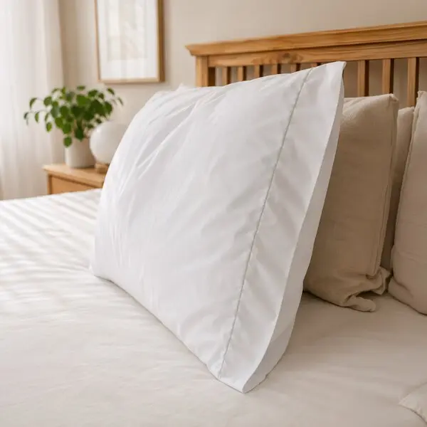 HUDSON PARK COLLECTION My Allergy Pro Pima Cotton Pillow Protector, King, Set Of 2