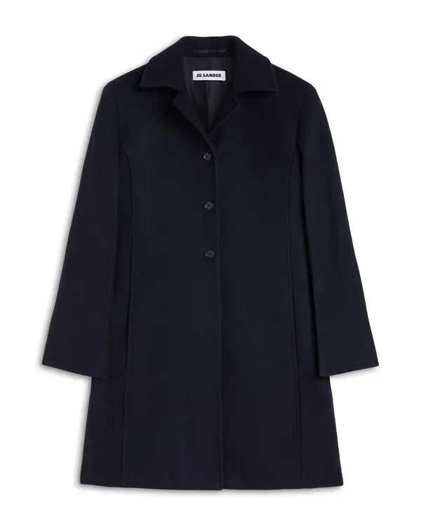 JIL SANDER Tailored Felt Wool Coat