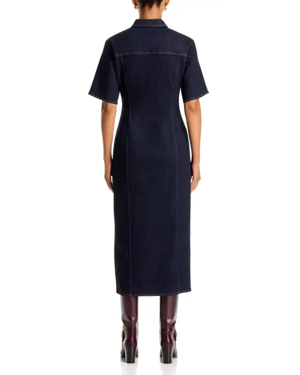 Rag & Bone Lenna Cotton Stretch Denim Dress