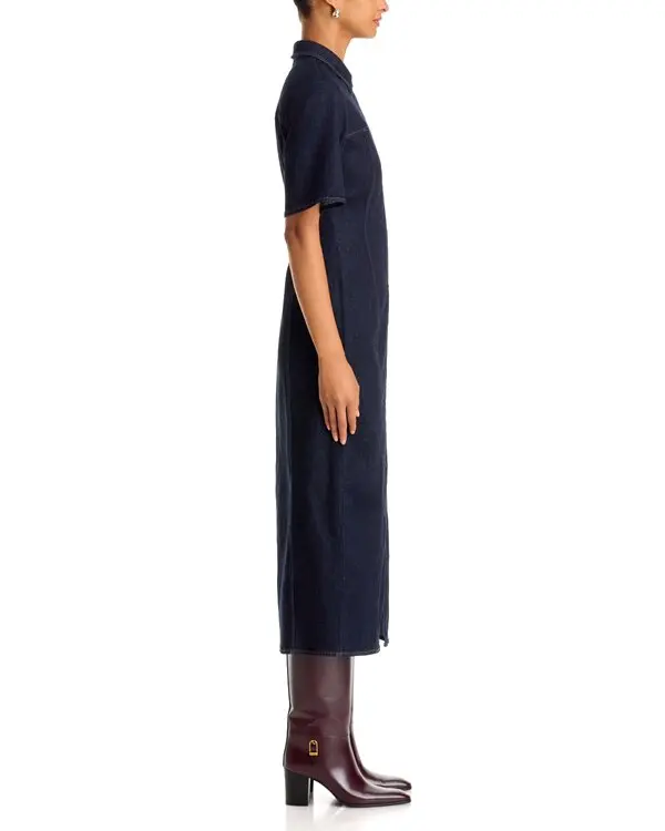 Rag & Bone Lenna Cotton Stretch Denim Dress