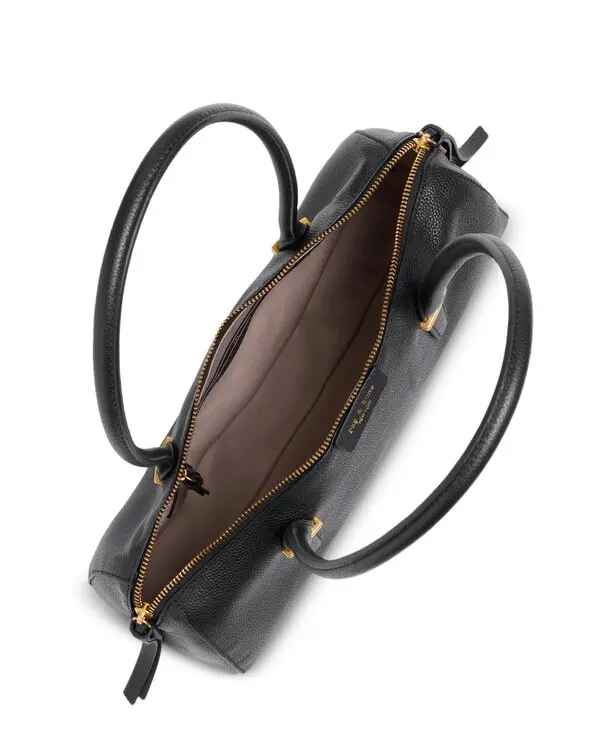 Rag & Bone Elmhurst Box Leather Satchel Bag