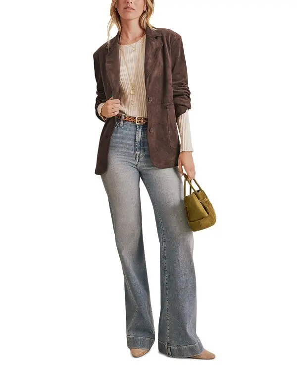 Splendid Ryder Faux Suede Blazer