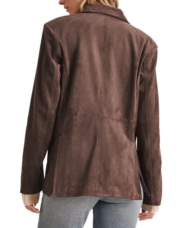 Splendid Ryder Faux Suede Blazer