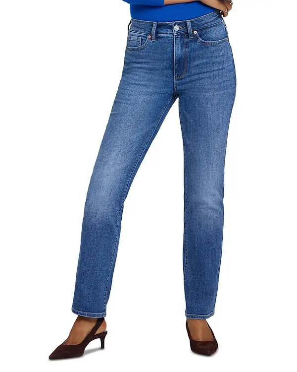 NYDJ Petite Marilyn Cotton Blend Marilyn Straight Jeans