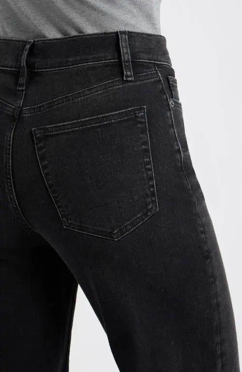 FRAME Le Slim Palazzo High Waist Wide Leg Jeans - Black