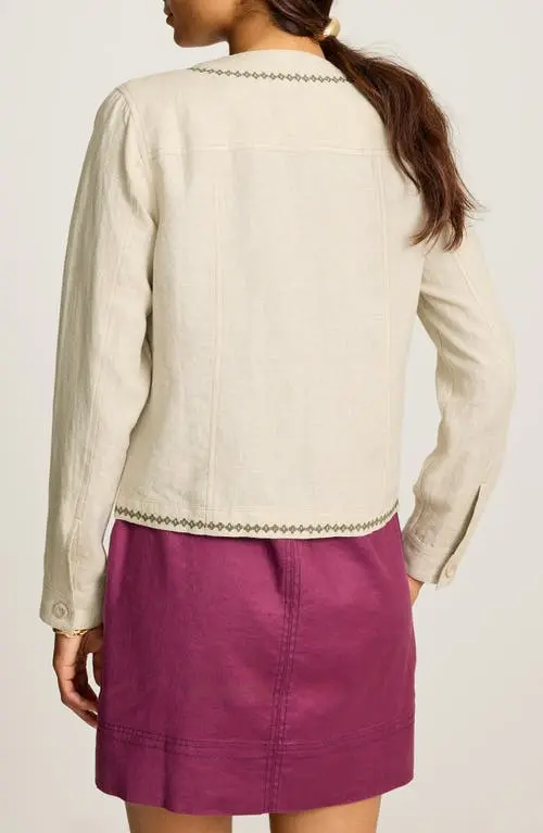 Tommy Bahama Two Palms Embroidered Linen Jacket