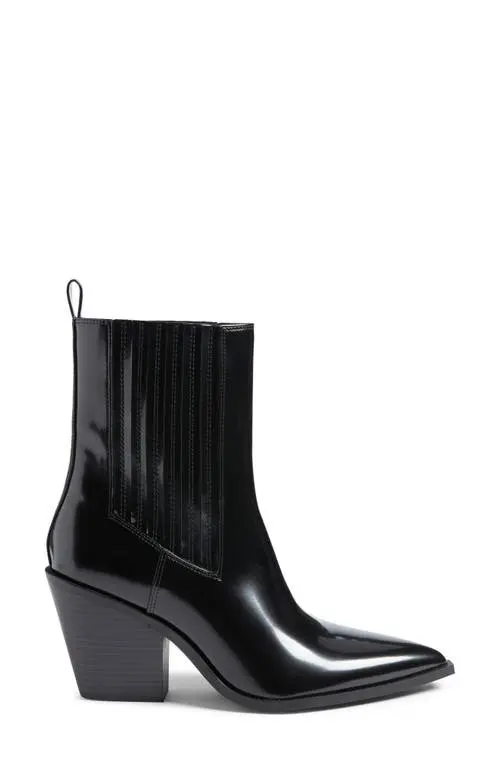 OPEN EDIT Angie Faux Leather Western Bootie
