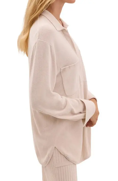 Barefoot Dreams Cozychic Ultra Lite Patch Pocket Shacket - Sand Dune