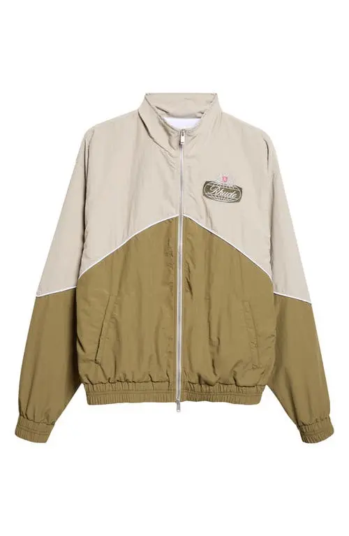 Rhude Desert Racing Embroidered Nylon Track Jacket