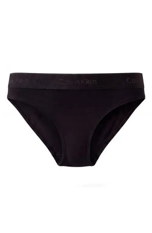 Calvin Klein Icon Cotton Blend Bikini - Black