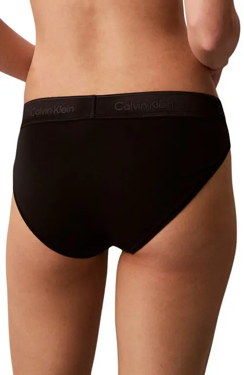 Calvin Klein Icon Cotton Blend Bikini - Black