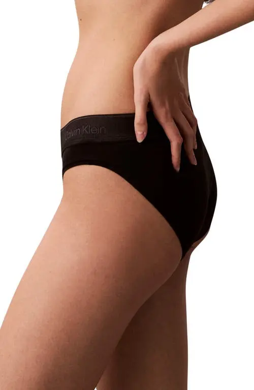 Calvin Klein Icon Cotton Blend Bikini - Black