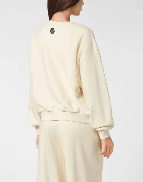 Philipp Plein Fleece Washed Sweatshirt Fairy
