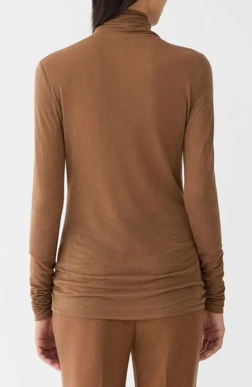 Lafayette 148 New York Fitted Funnel Neck Sweater
